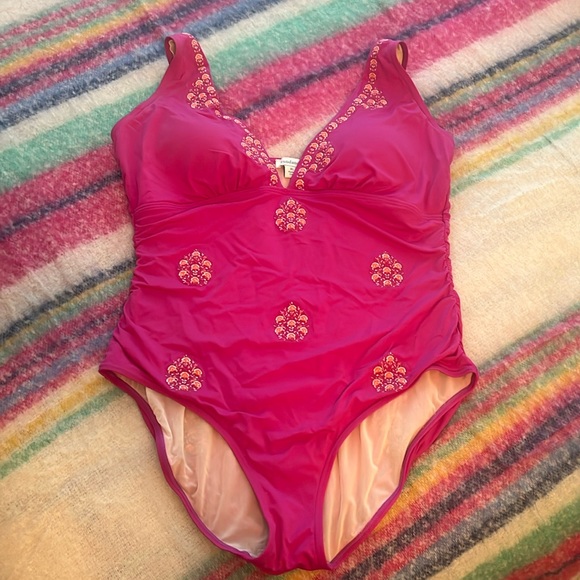 Sundance | Swim | Sundance Pallua One Piece Embroidered Swimsuit Xl ...